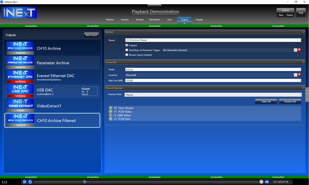 OMEGA NExT Real Time Data Processing Software - Parraid