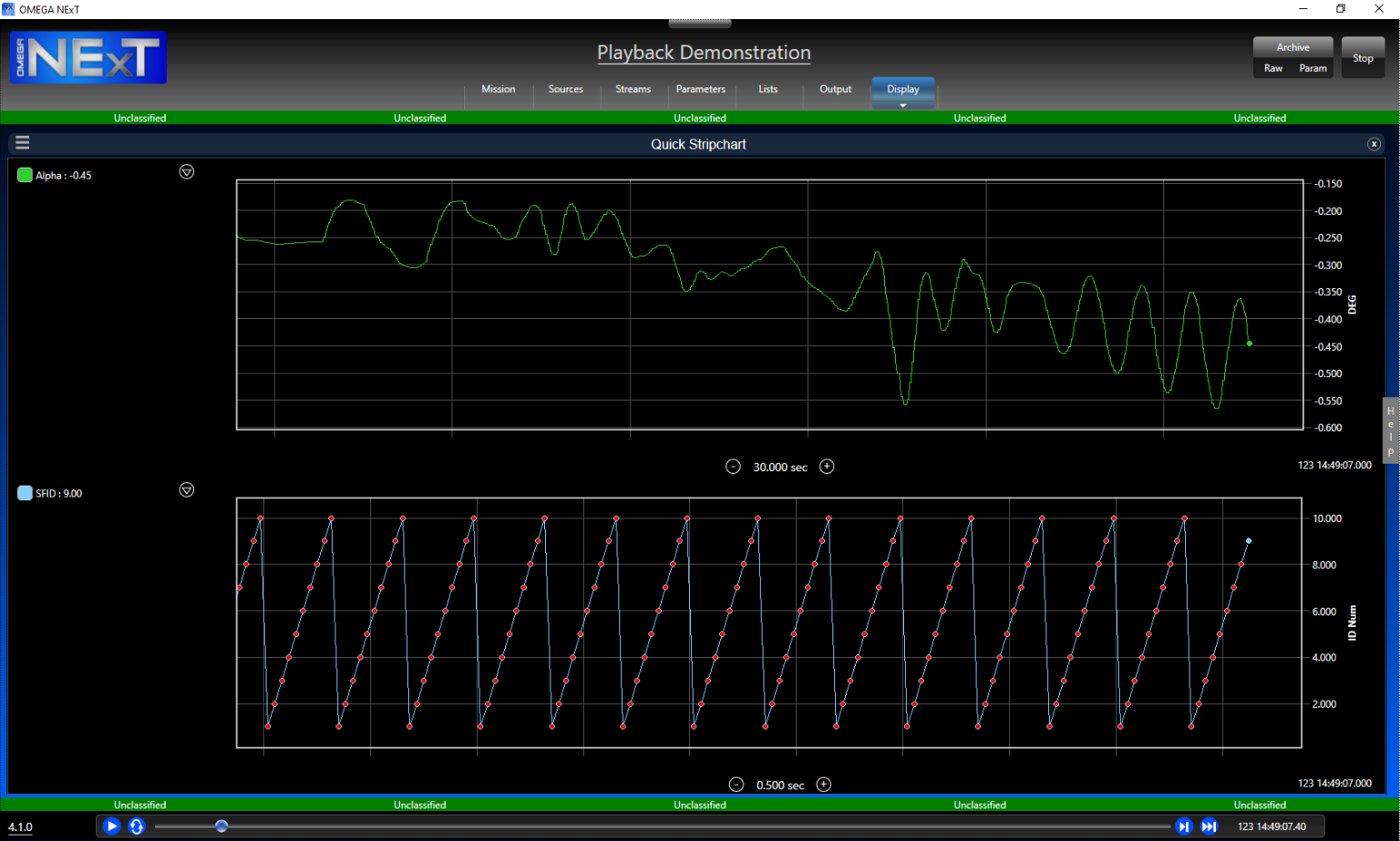 OMEGA NExT Real Time Data Processing Software - Parraid